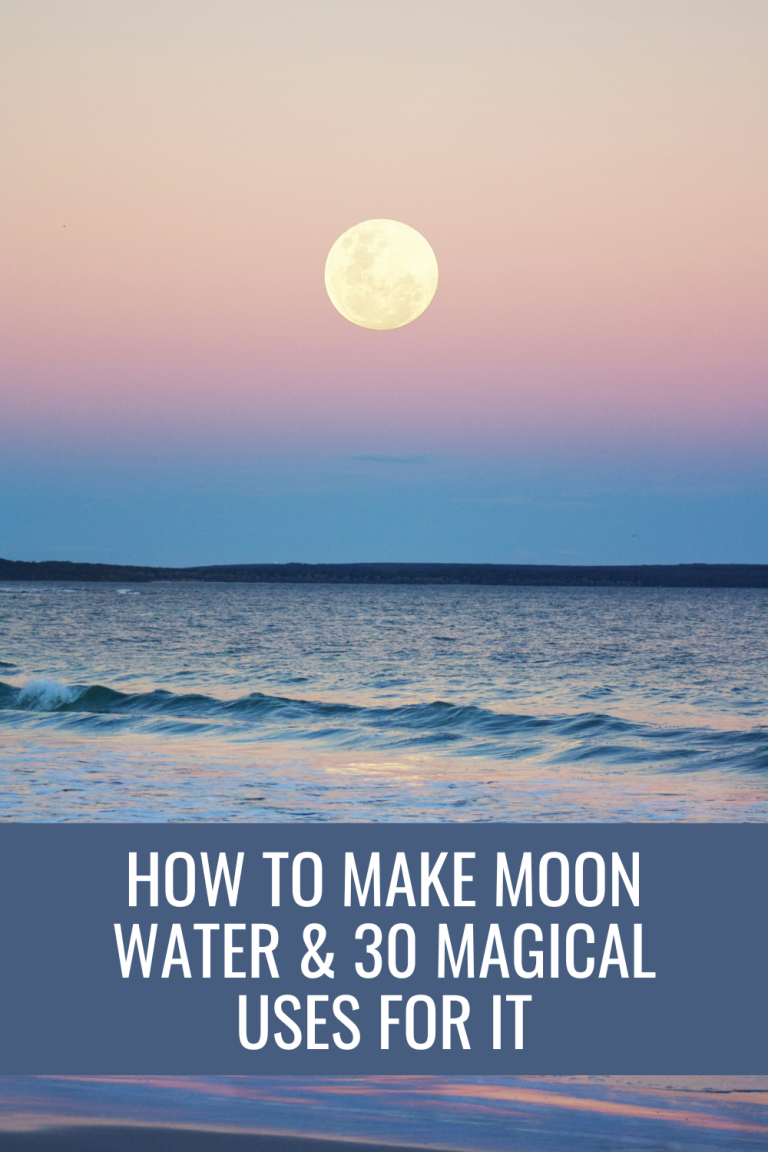 How To Make Moon Water & 30 Magical Uses For It - The Occult Witch